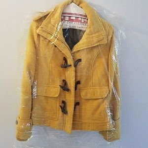 Black Poppy | Jackets & Coats | Yellow Coat | Poshmark